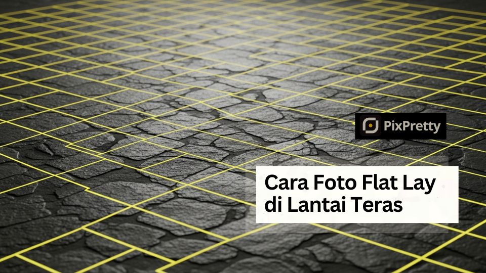 Cara Foto Flat Lay di Lantai Teras: Tips Agar Tidak Kotor